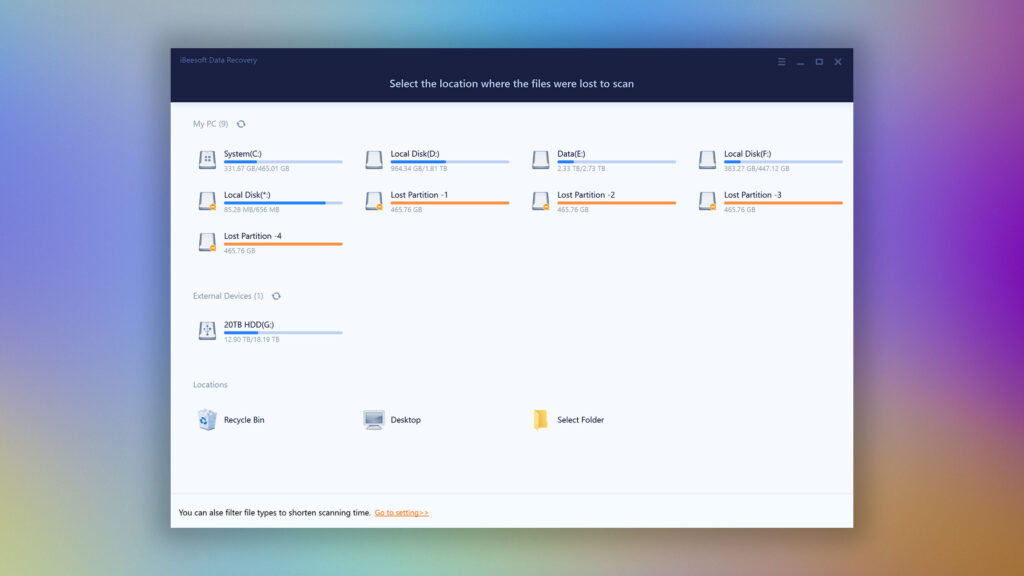 iBeesoft Data Recovery - A Likable Clone With Limited Features